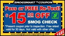Smog Check Concord | Get Up To 60% Off Smog Stations