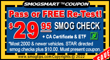 Smog Check San Mateo | Get Up To 60% Off