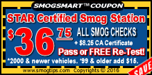 Smog Check San Francisco | Coupons & Promos from $17.95 in CA