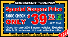Smog Check Vallejo | Get Up To 60% Off Smog Stations