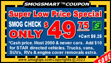 Smog Check Livermore | Get Up To 60% Off Smog Stations